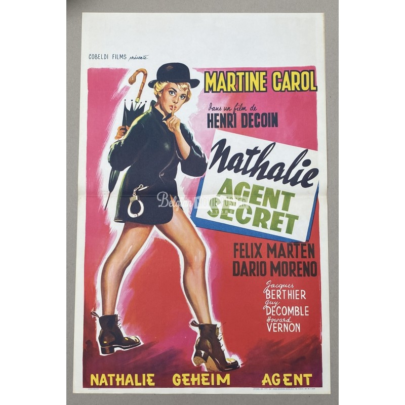 NATHALIE AGENT SECRET - Belgian Movie Poster Store